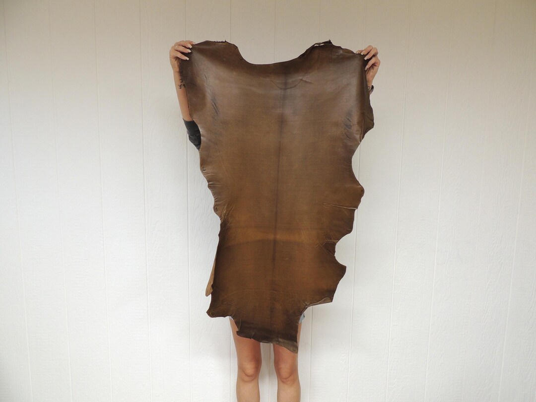 OLD WEST Buckskin Leather Hide for Clothing Book Binding Journal Bible ...