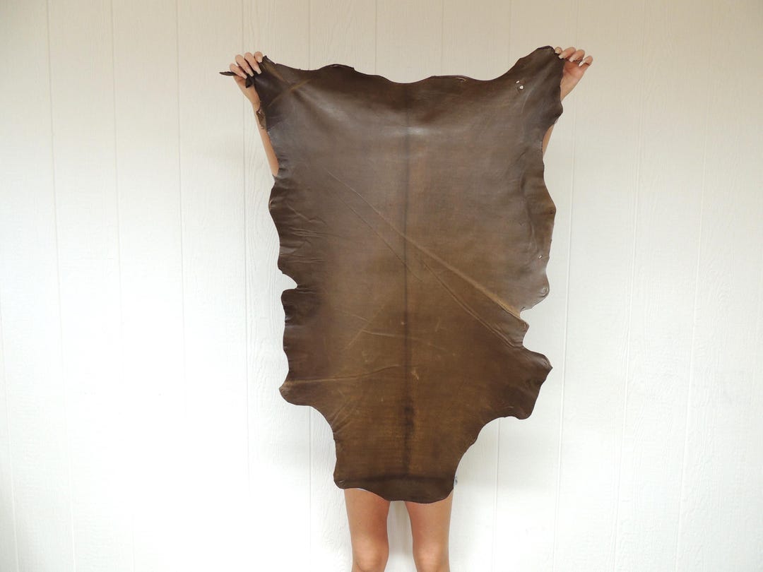 OLD WEST Buckskin Leather Hide for Clothing Book Binding Journal Bible ...