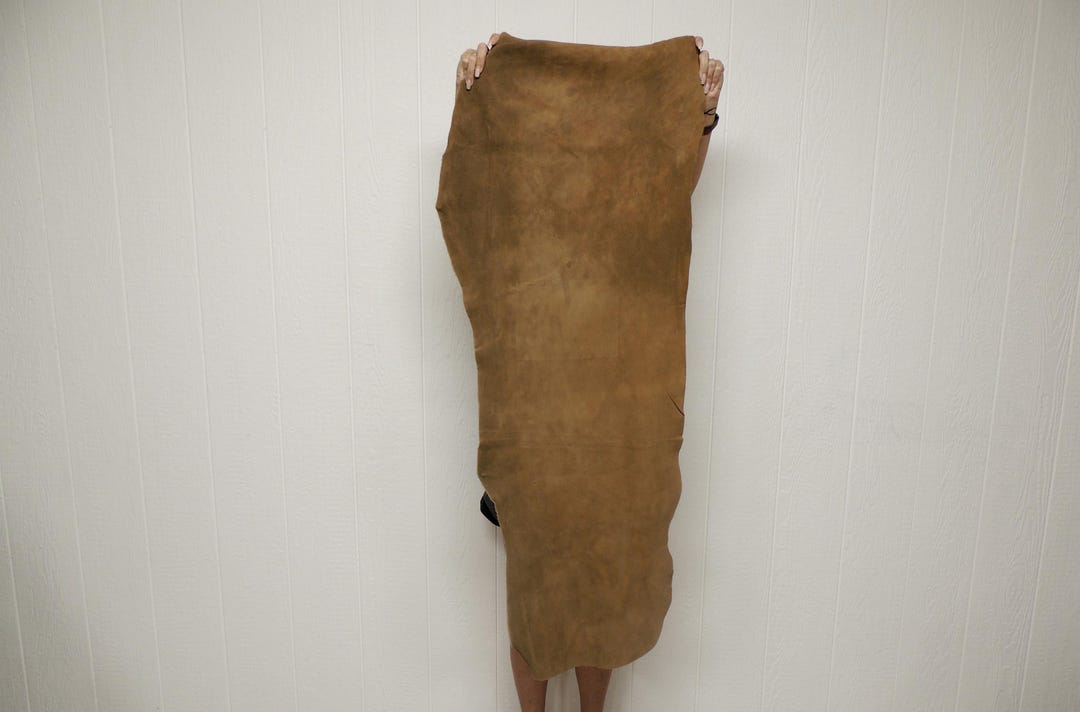 3-4 Oz. SADDLE Moose Leather Hide for Native American SASS SCA Crafts ...