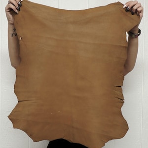 SADDLE Buckskin Leather Hide for Native American Crafts Pipe Bag Flute ...