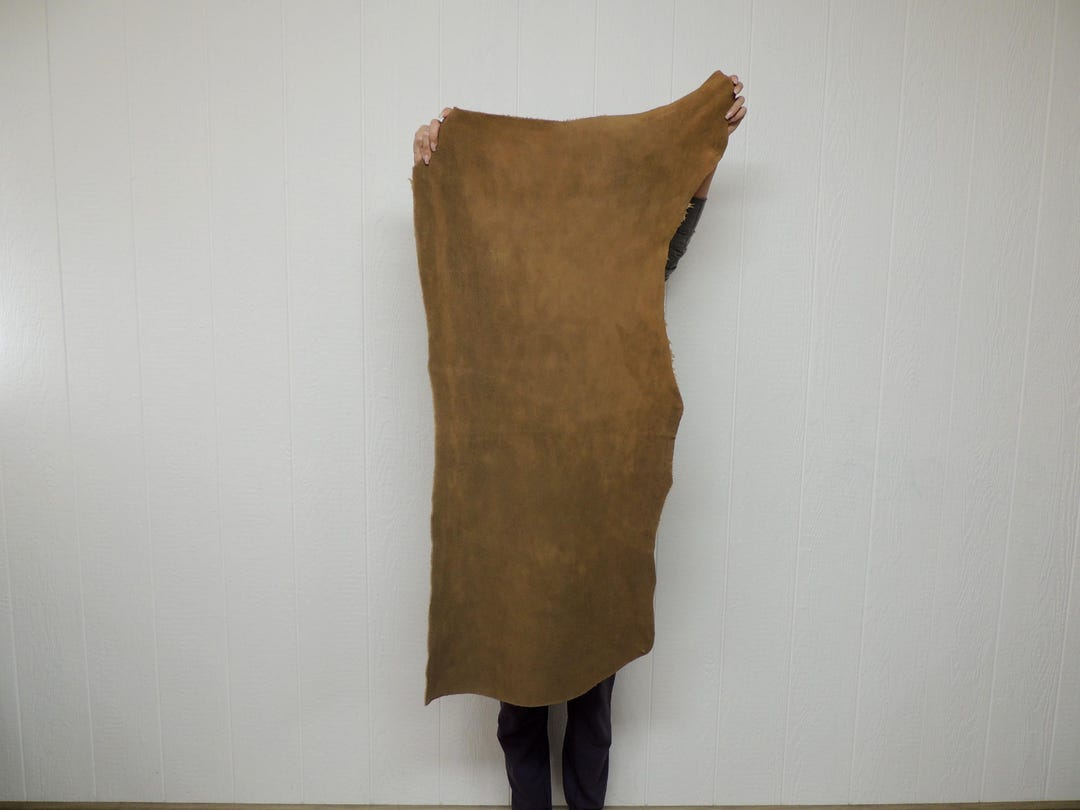 6-7 Oz. SADDLE Moose Leather Hide for Native American SASS SCA Crafts ...