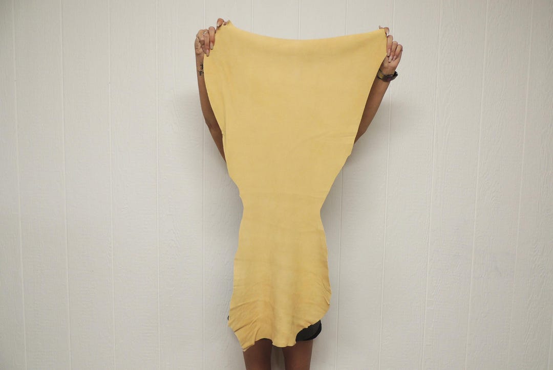 SMOKE Deerskin Leather Hide for Native American Crafts Buckskins Hand ...