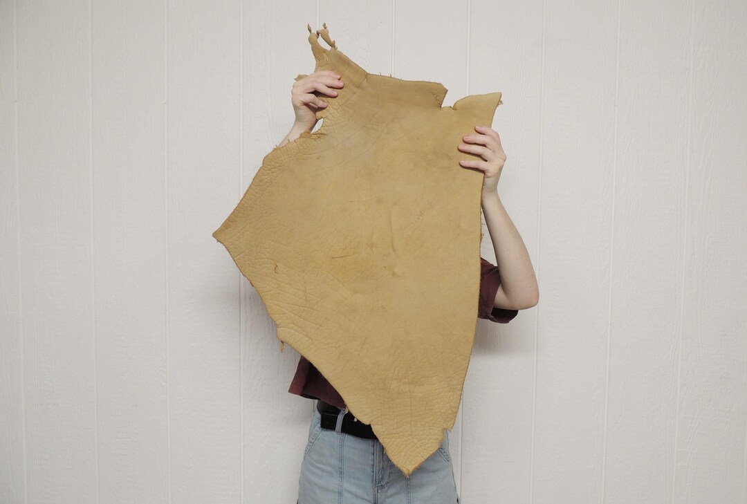 16-18 Oz. Buffalo Bison Leather Hide for Native American SCA Crafts ...