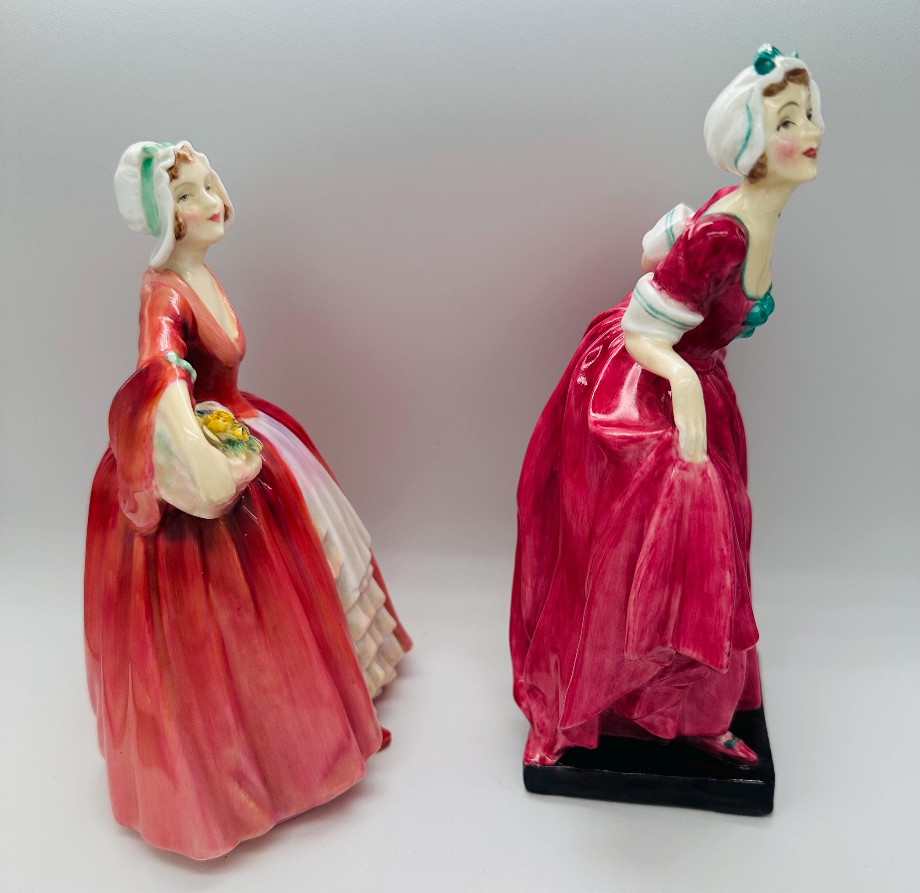 Royal Doulton Lady Woman Figurines 7 Janet Delight England China ...