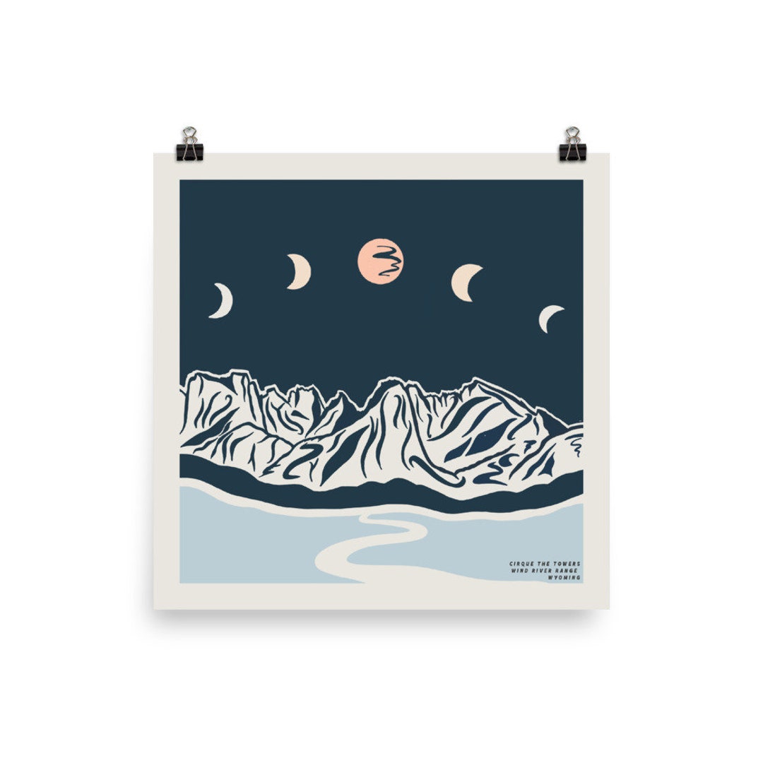 Wind River Range Wyoming Poster - Etsy