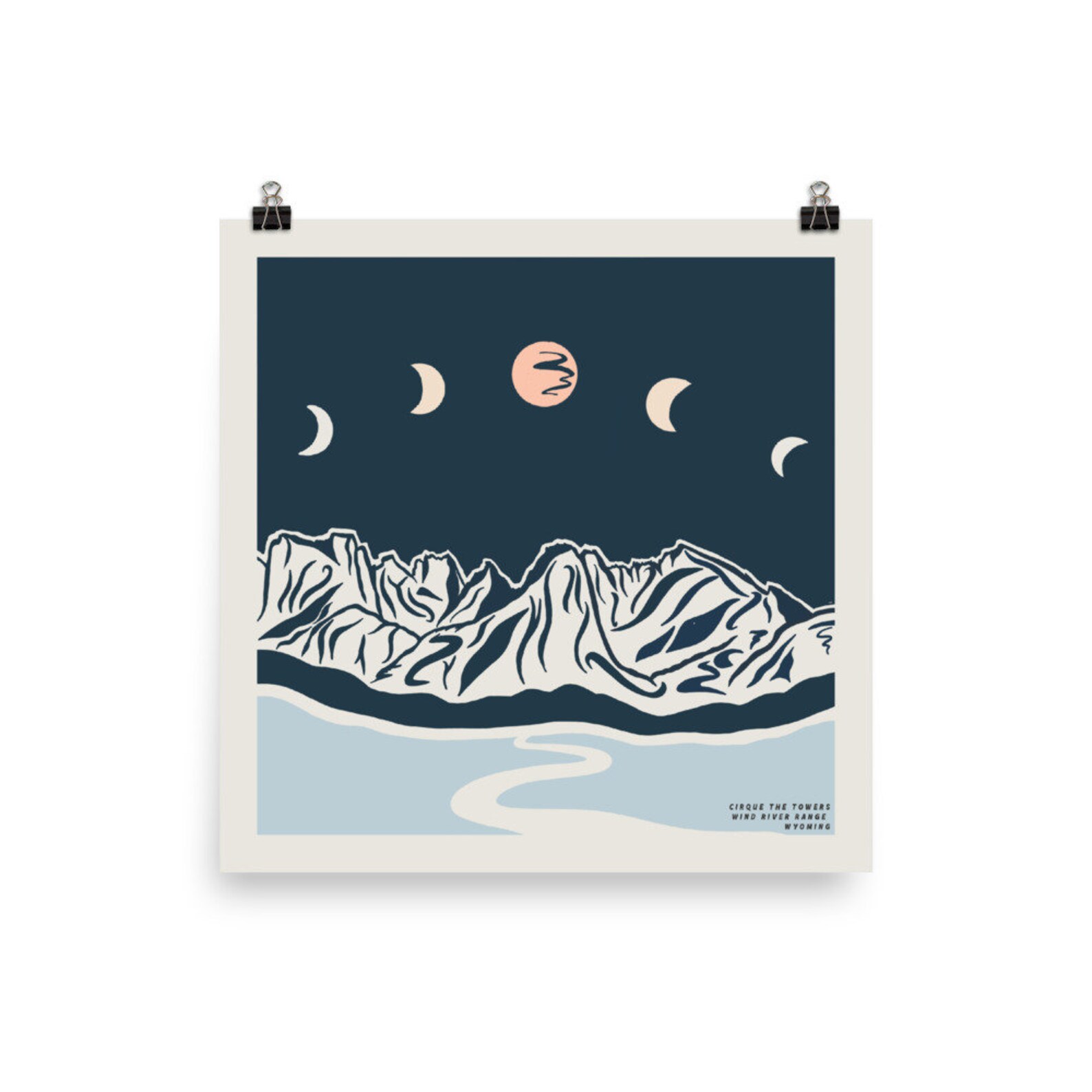 Wind River Range Wyoming Poster - Etsy