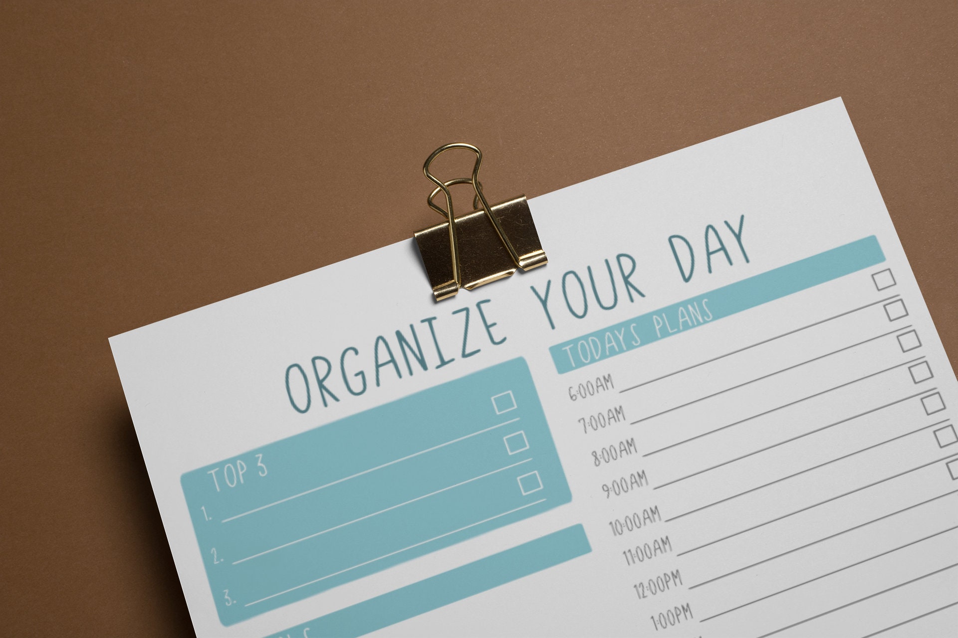 Organize Your Day, Daily to Do List, Printable, Digital, Goodnotes ...