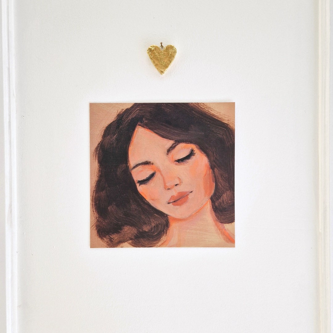 Dream - Portrait Women - Painting Face Wall Art Decoration Print ...