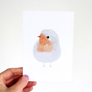 Robin Card Stationary Cute Bird Garden Valentines Card Birthday ...