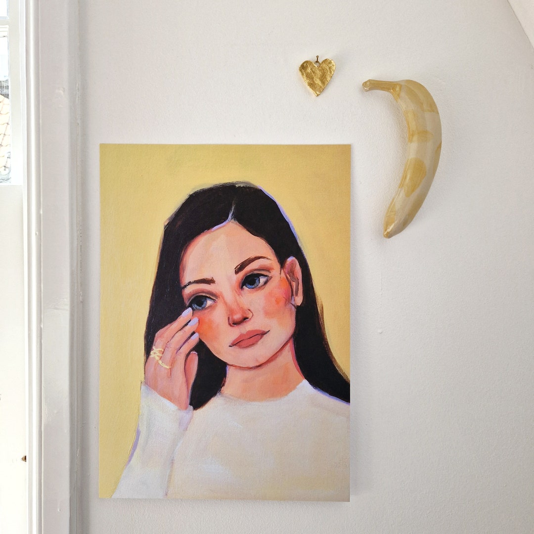 Poster Isolation - Portrait Women - Painting Face Wall Art Decoration ...