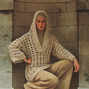 Crochet Mesh Pullover Sweater Pattern PDF Download - Etsy UK