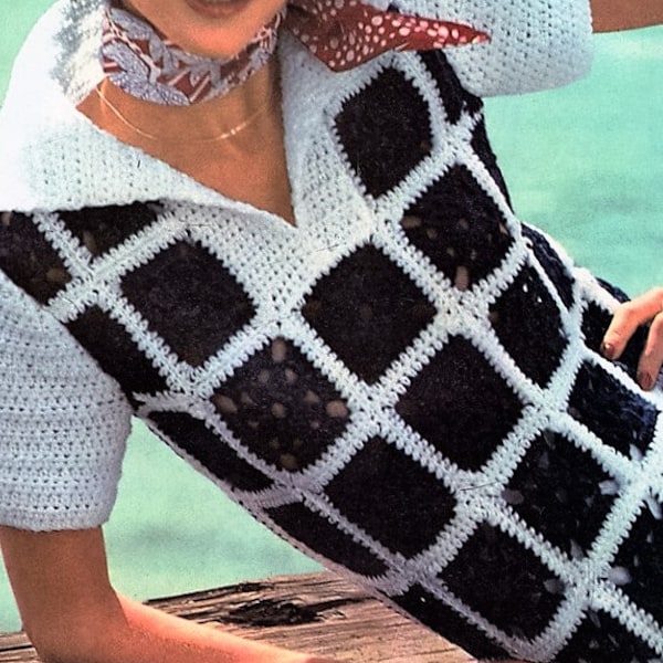 Crochet Lace Cover-up PATTERN, Ladies Womens Brides Weddings, Crochet ...