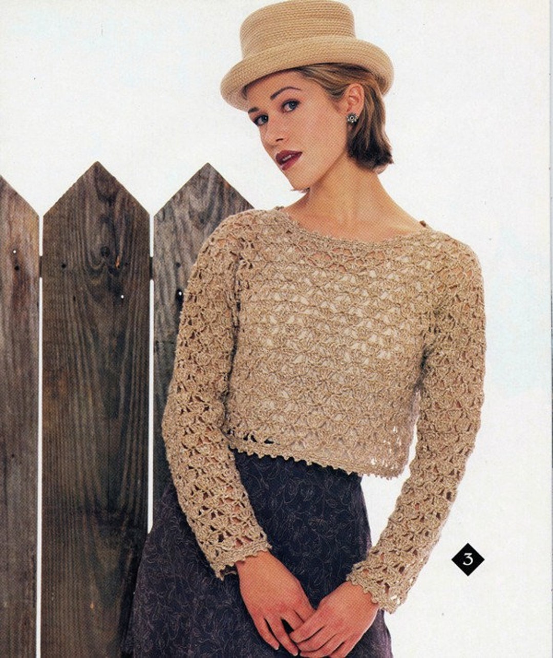 Crochet Fall Sweater Pattern- Digital Download - Etsy