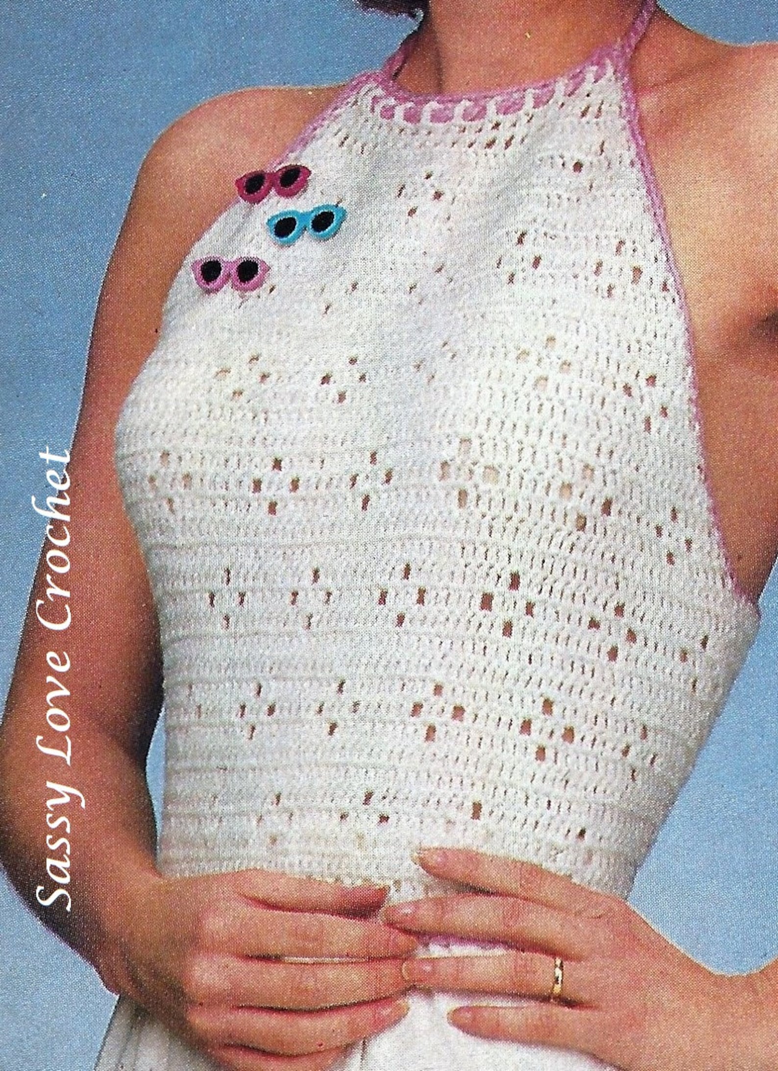Crochet Halter Top Pattern Summer Beach Beginner's - Etsy