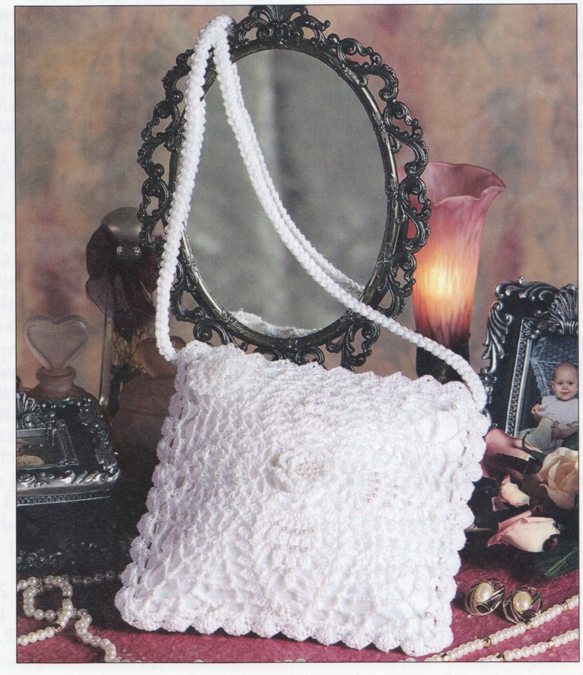 Crochet Bridal Wedding Purse Pattern Digital Download - Etsy