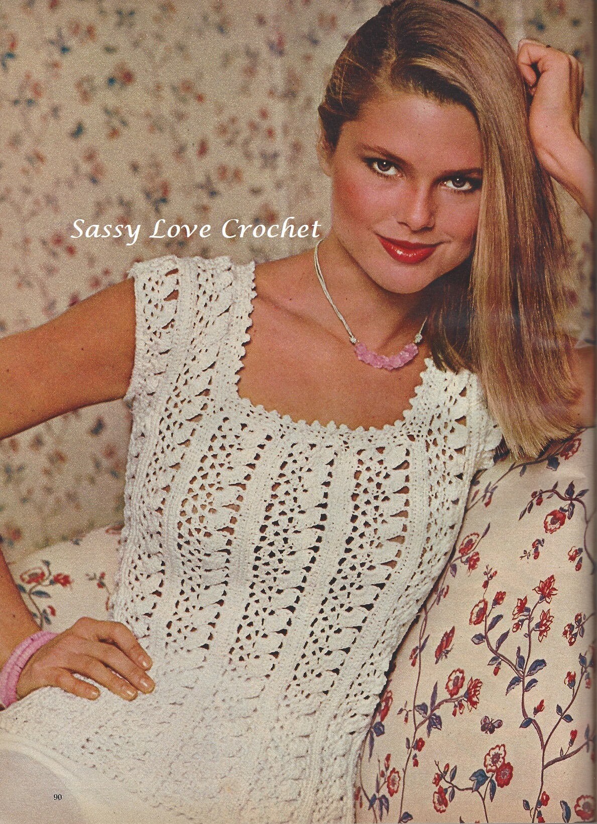 Crochet Farrell Fawcett Top PATTERN Women's Summer - Etsy