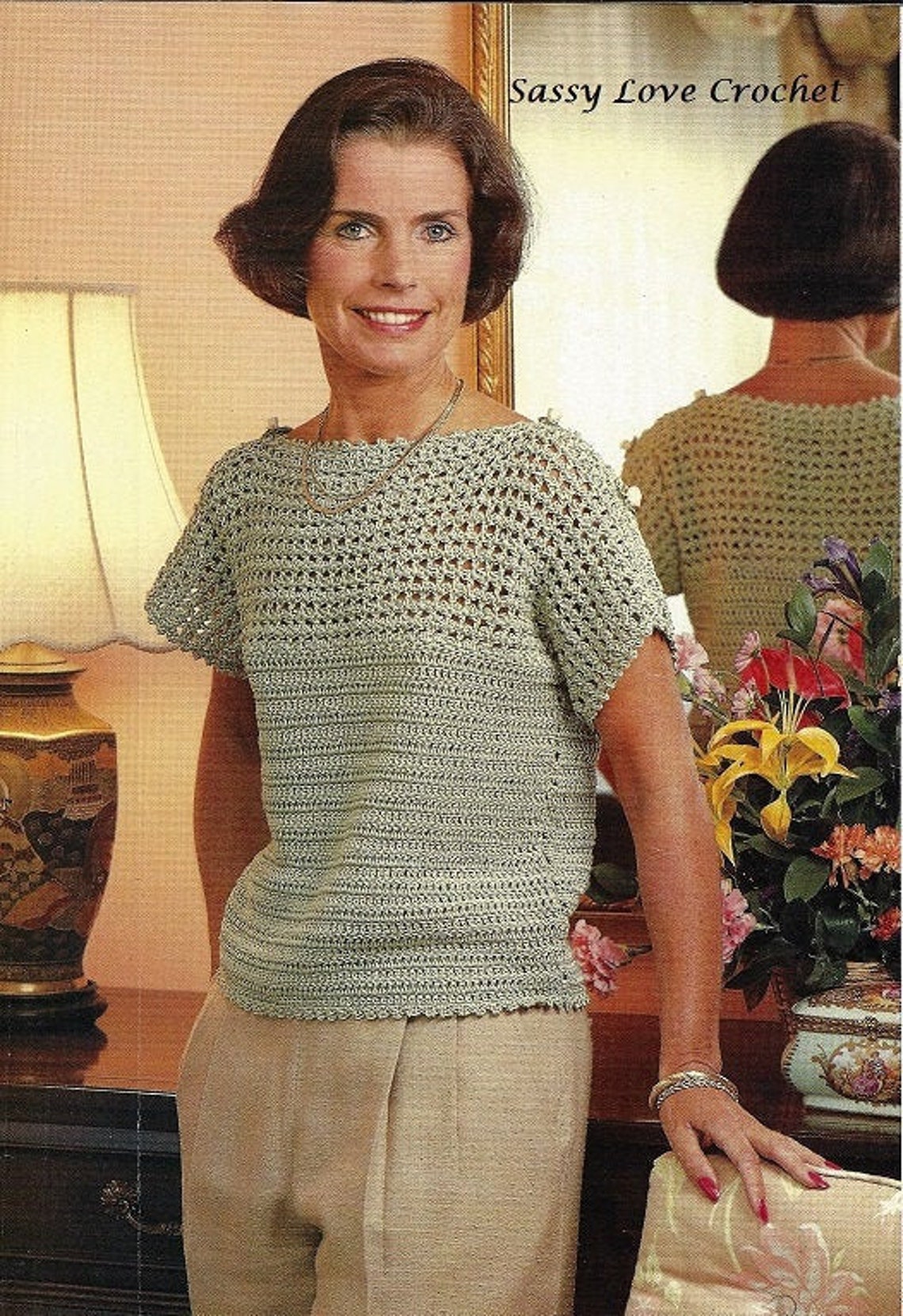 Crochet Sweater Top Pattern - Light, Easy Beginner Pattern - PDF ...