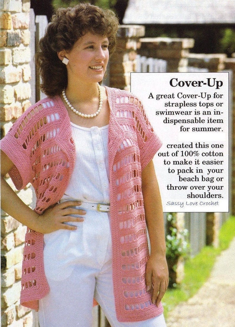 Crochet Cover up Digital Download - Etsy
