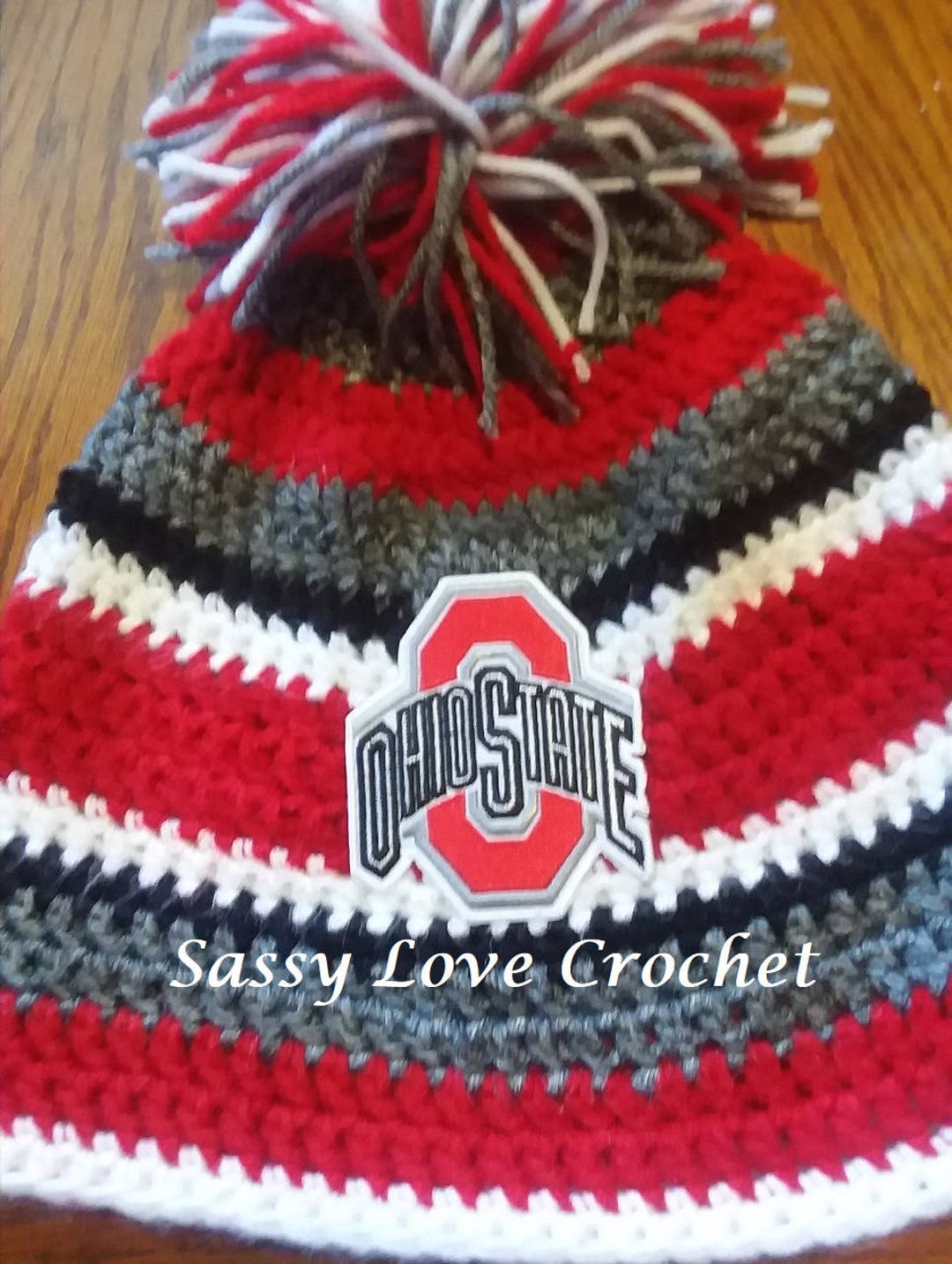 Crochet Hat Pattern, OSU Crochet Pattern -digital DOWNLOAD - Etsy