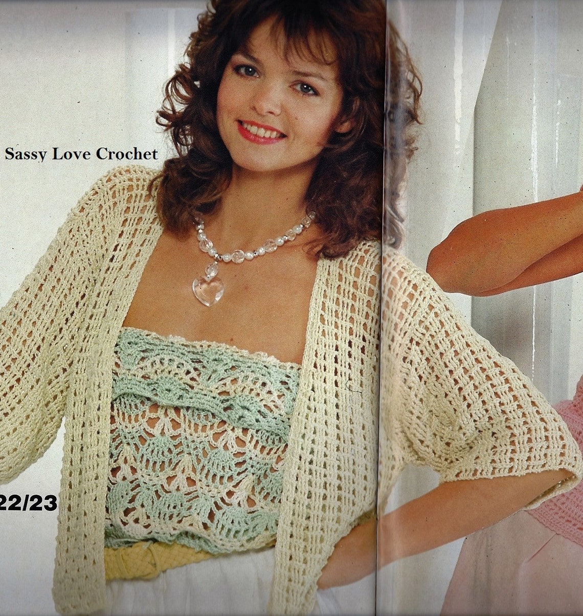 Crochet Pattern, Crochet Crop Top and Jacket Pattern, Coverup Jacket ...