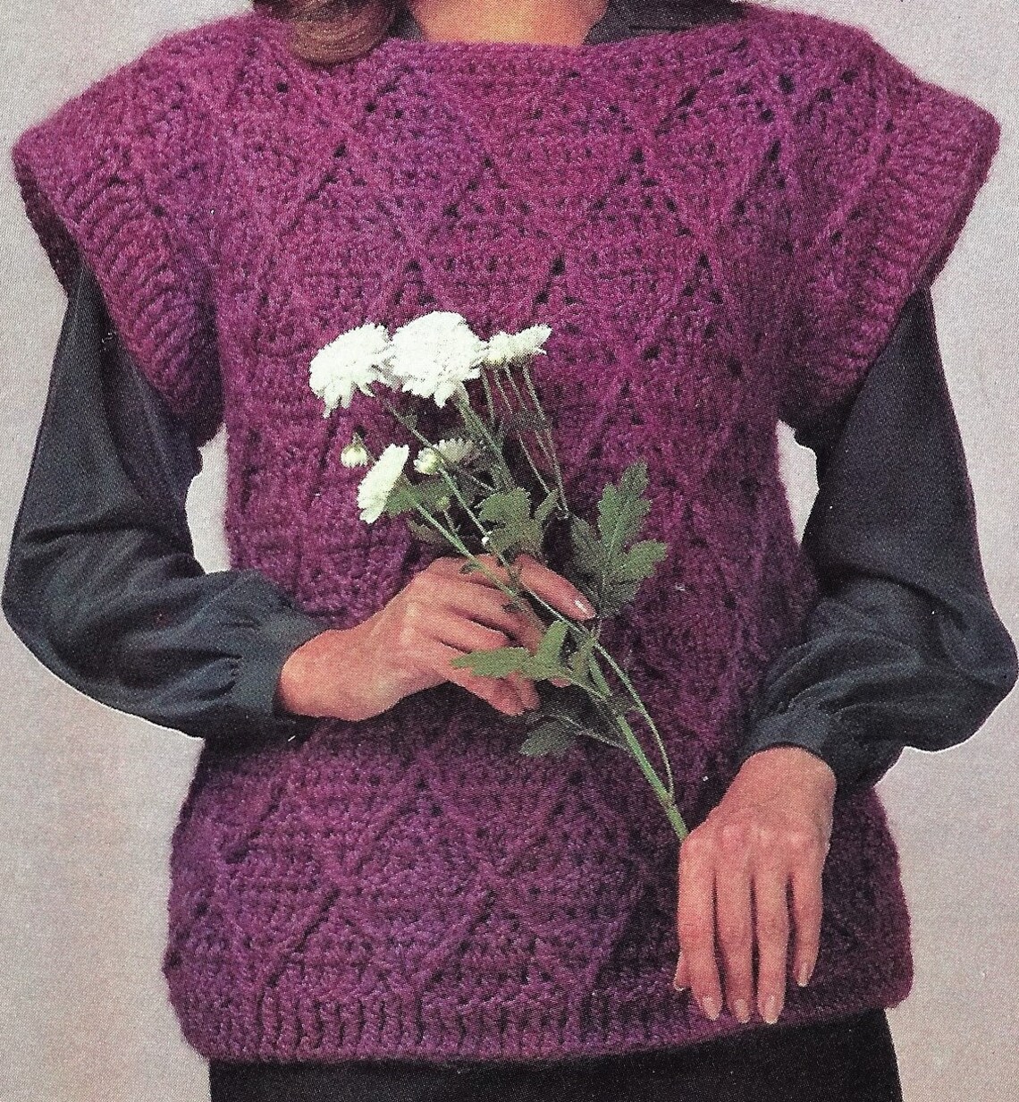 CROCHET PATTERN Women Sweater,diamond Pullover Sweater Pattern, Tunic ...