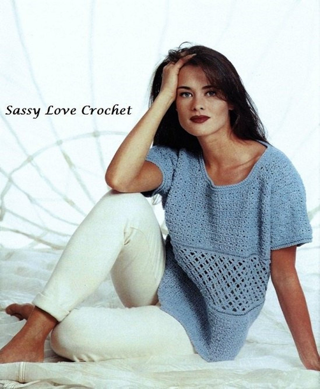 Crochet Textured Panel Top PDF Download - Etsy Canada