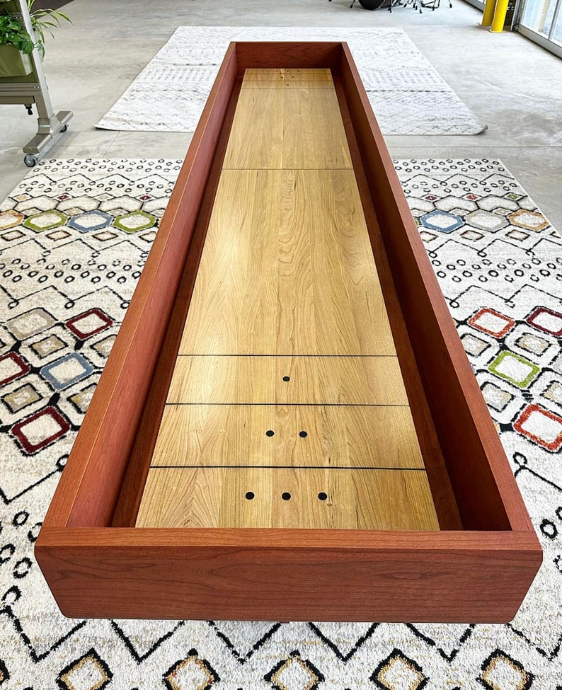 Shuffleboard Table Game Table Custom Ordered the Rustic - Etsy