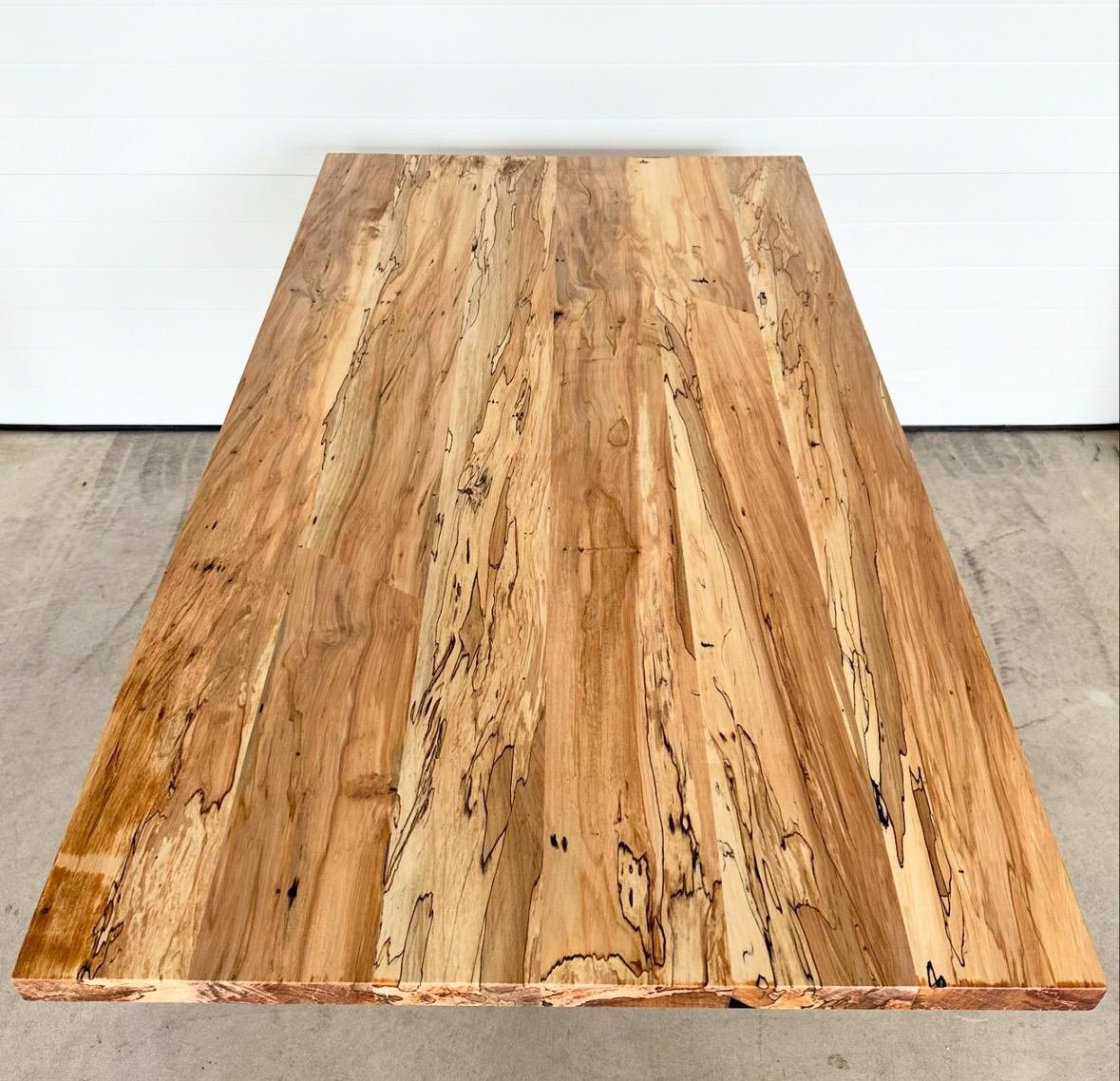 Spalted Maple Pedestal Dining Table - Etsy