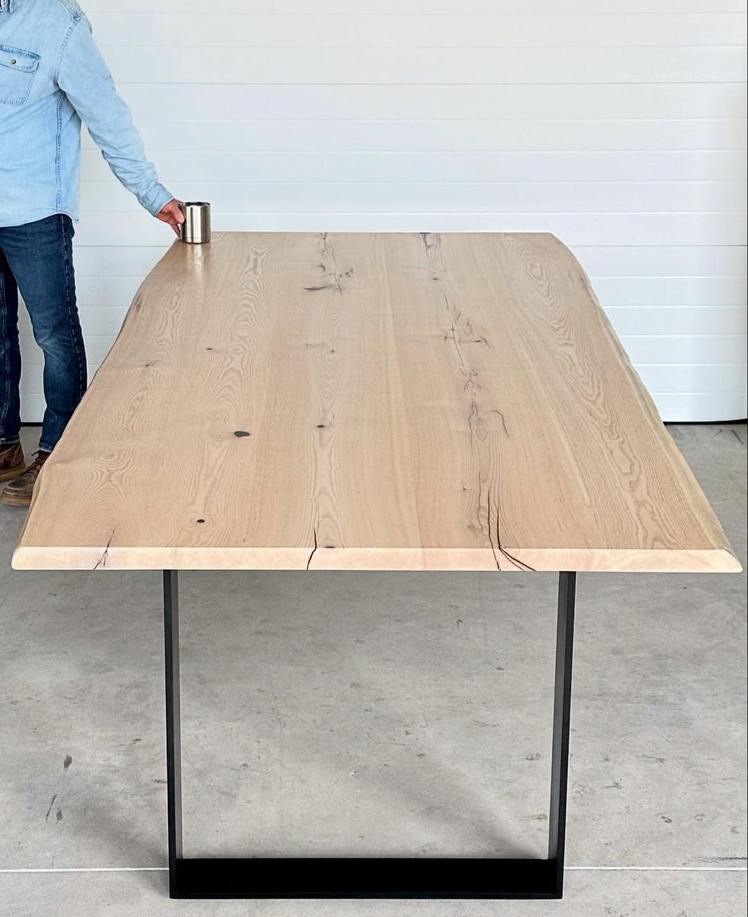 Live Edge Outdoor Dining Table | Slab Table | Rustic Modern Table | the ...