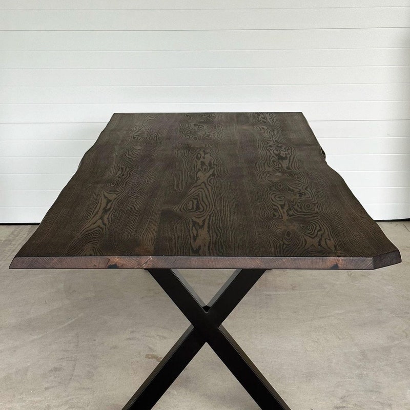 Oak Live Edge Table - Etsy
