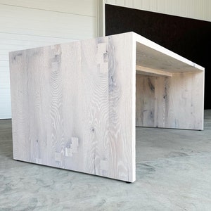 Modern Dining Table | Oak Dining Table | Waterfall Dining Table ...