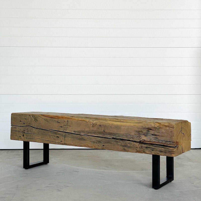 Rustic Wood Benches - Etsy