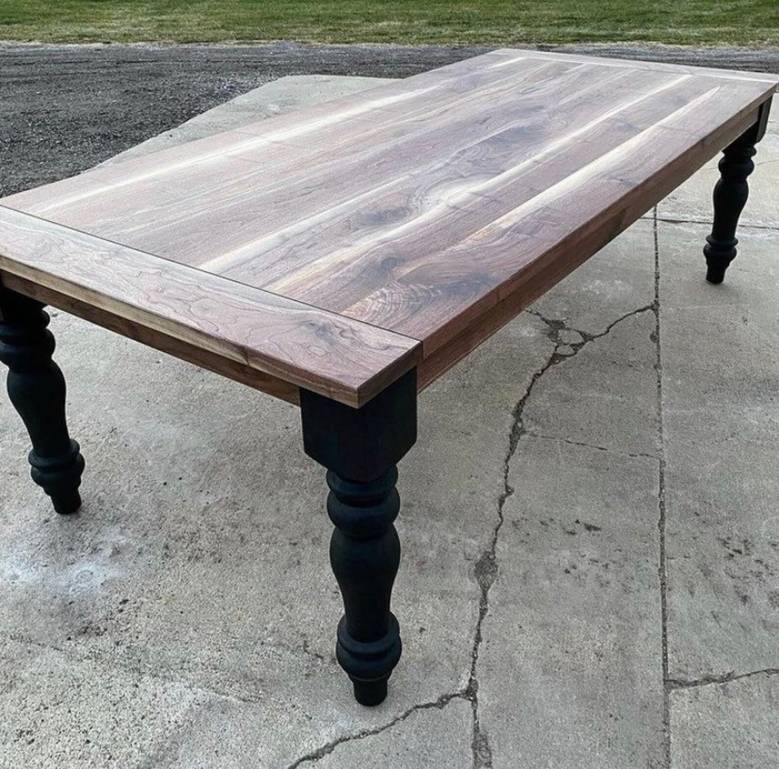 Walnut Table Farmhouse Table Farm House Table Custom - Etsy