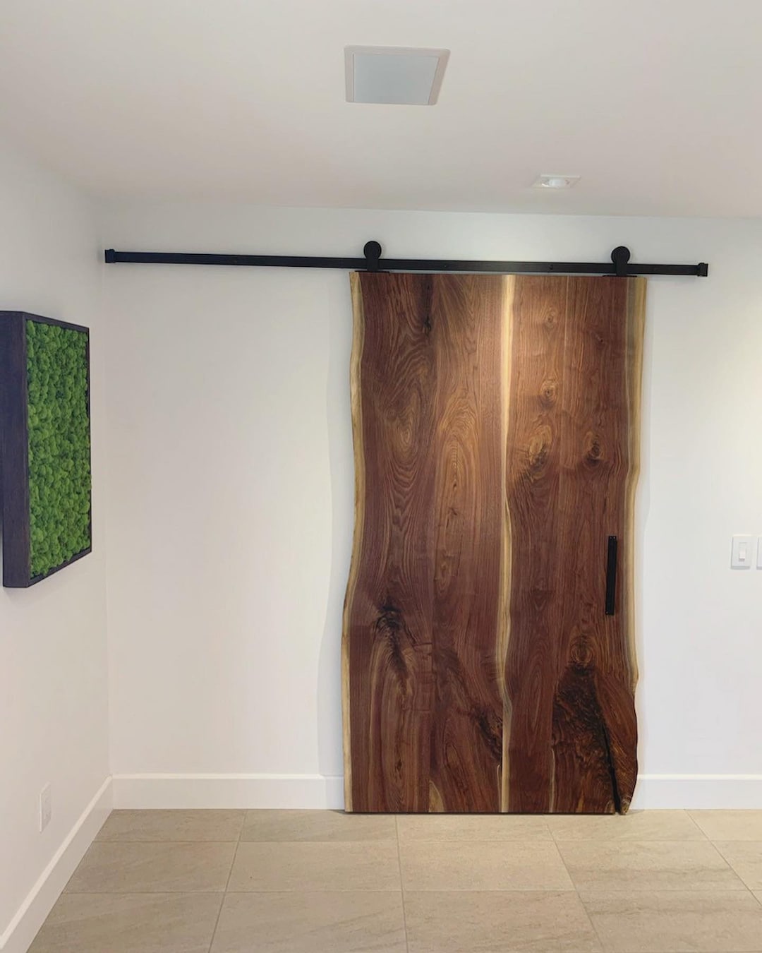Live Edge Sliding Door | Sliding Door | Barn Door | Closet Door ...