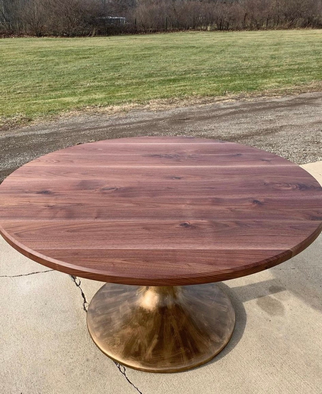 Round Dining Table Pedestal Dining Table Round Table - Etsy