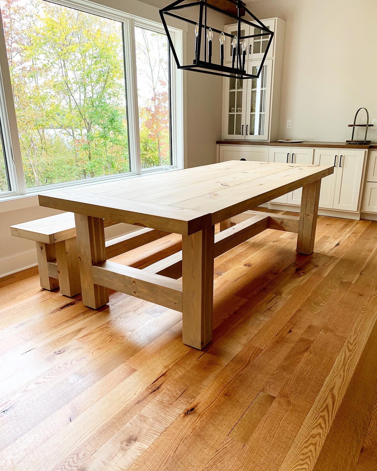 Farmhouse Table Large Farmhouse Table XL Farmhouse Table - Etsy