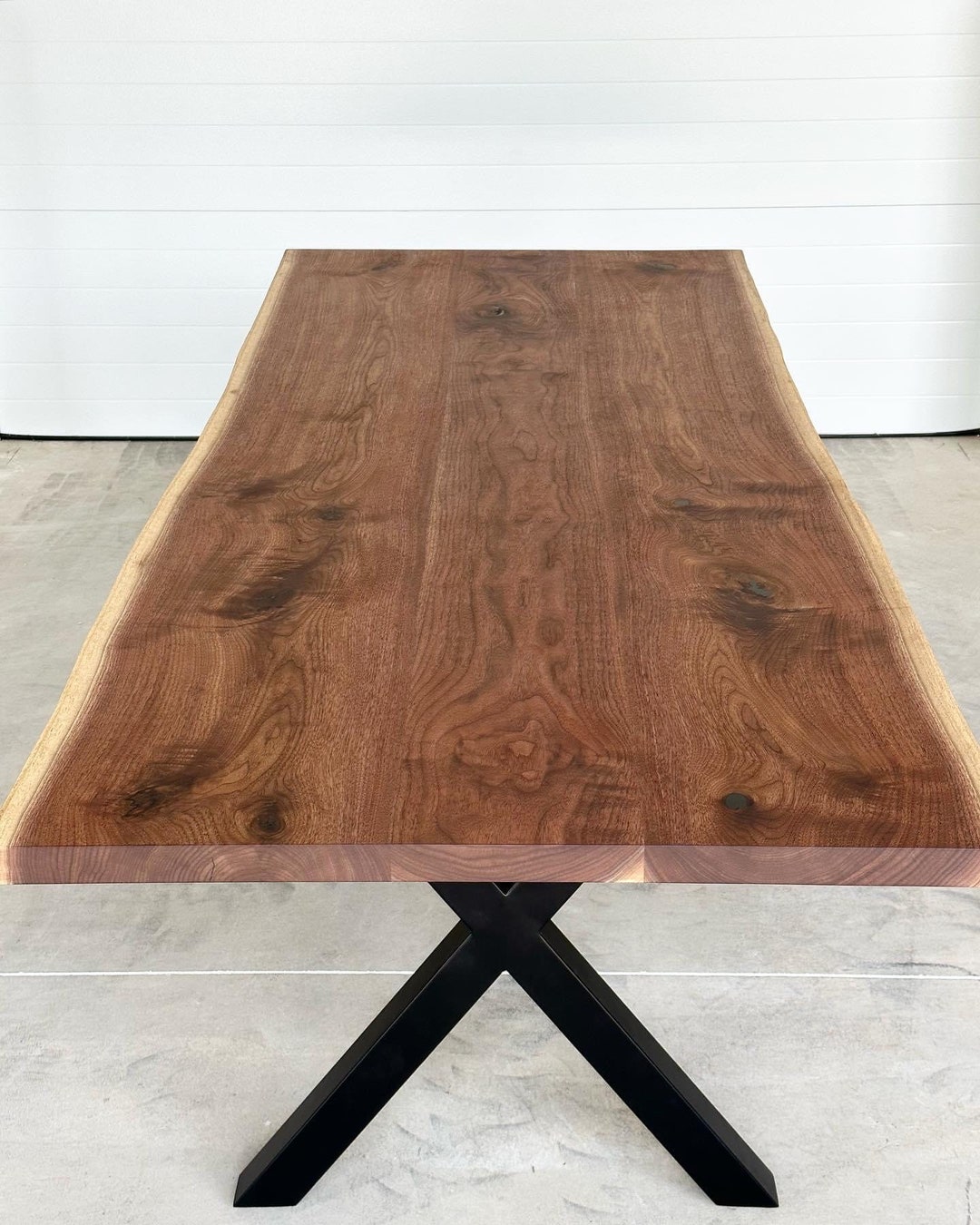 Live Edge Walnut Dining Table | Walnut Dining Table | Custom Table ...