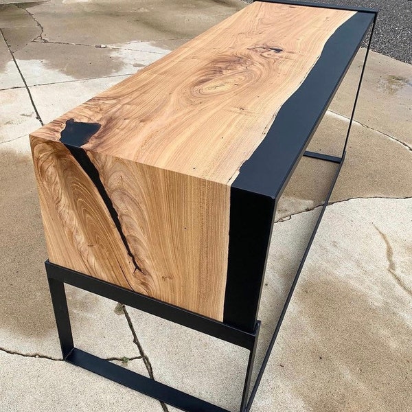 Waterfall Desk - Etsy