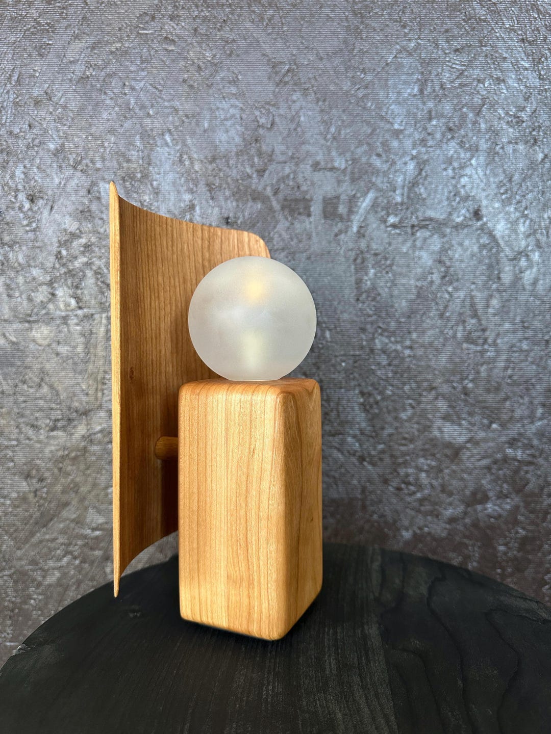 Wooden Desk Lamp | Mid-mod | Custom Lamp | Living Room Lamp | Bedroom ...