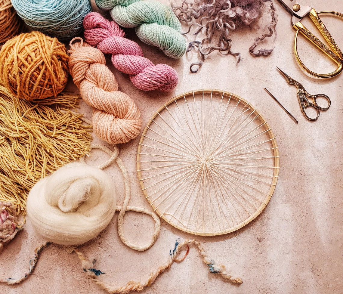 Circle Weaving Tutorial DIGITAL DOWNLOAD Online Weaving - Etsy