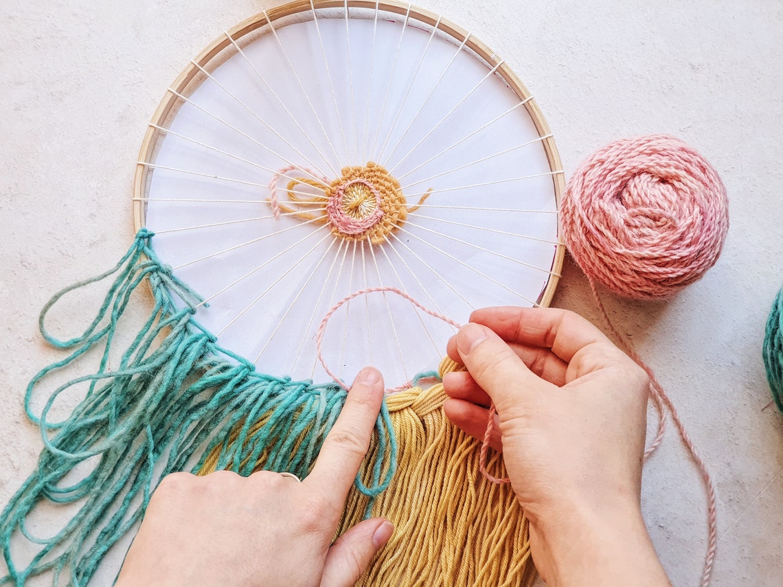 Circle Weaving Tutorial DIGITAL DOWNLOAD Online Weaving - Etsy