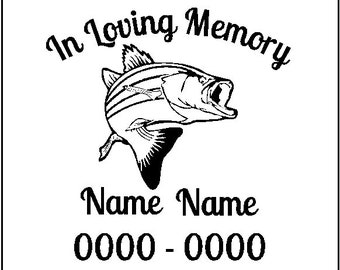 Fish memorial | Etsy