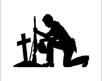 Soldier praying | Etsy