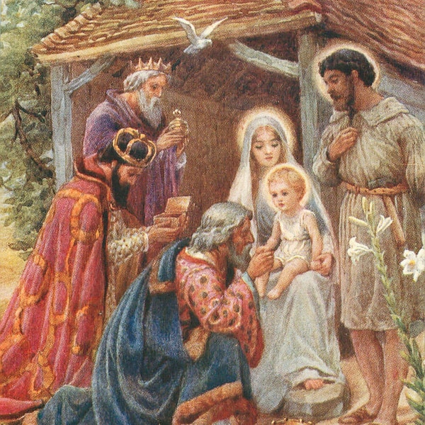 Three Kings Card - Etsy