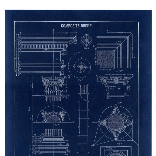 Blueprint Art - Etsy
