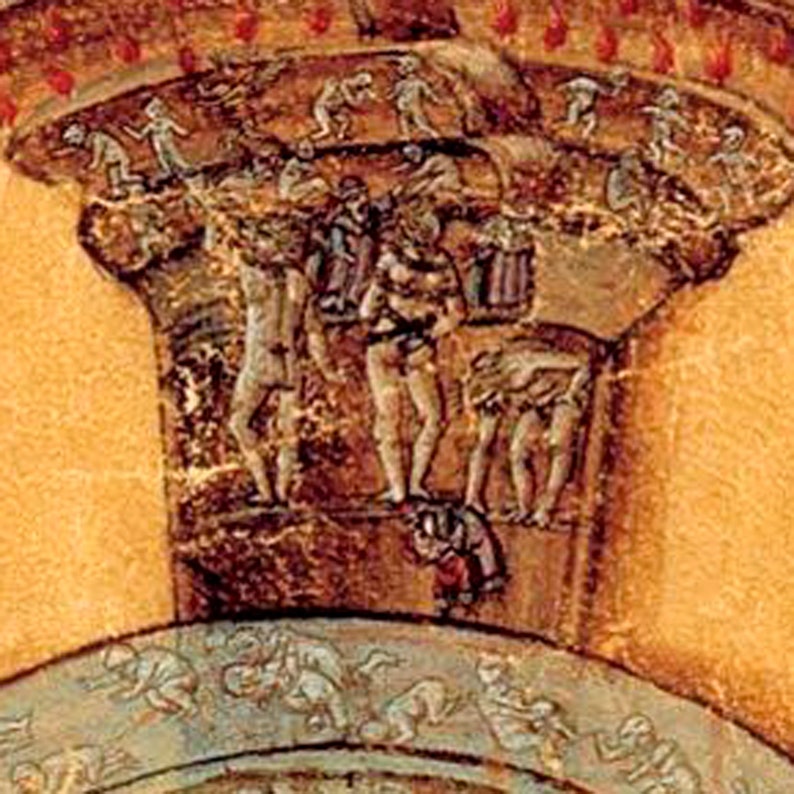 Sandro Botticelli Map of Hell Divine Comedy Illustration - Etsy Finland