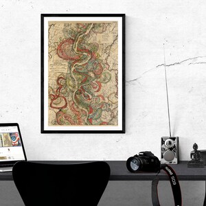 Mississippi River Map, Louisiana River, Harold Fisk Map, Page 22 Sheet ...