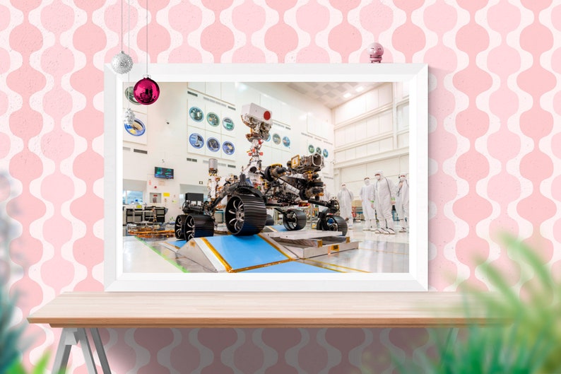Mars Perseverance Rover Art Print Mars Mission Rover - Etsy