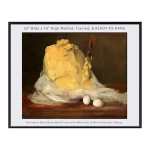 Antoine Vollon, Mound of Butter, Art Print, Still Life Art, Butter Art ...