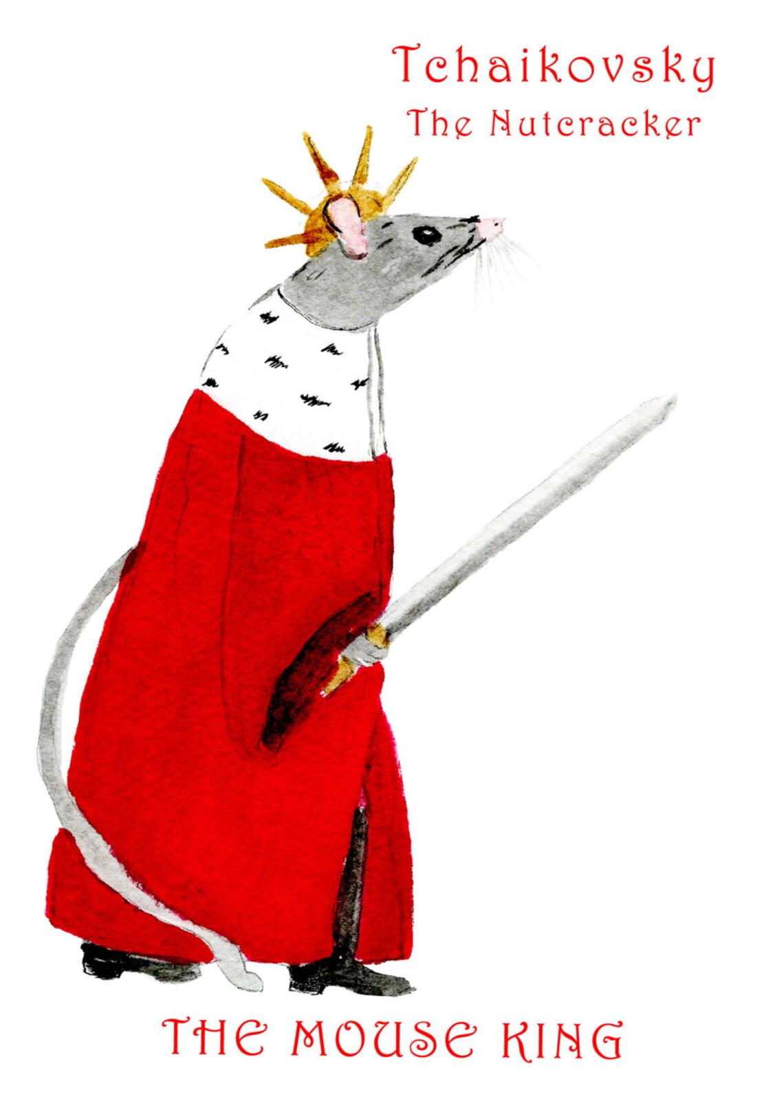 Nutcracker Drawing, Mouse King Nutcracker, Nutcracker Mouse King, Mouse ...